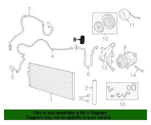 2012-2019 Fiat 500 Expansion Valve 68093416AA | TascaParts.com