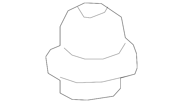 2016-2023 Toyota Radiator Upper Insulator 16523-0T090 | Toyota Parts Center