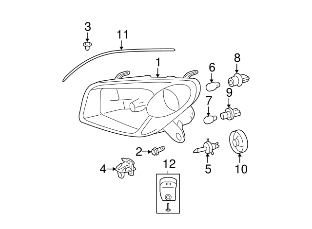 2004-2005 Toyota RAV4 Upper Seal 53184-42020 | Toyota San Diego Parts