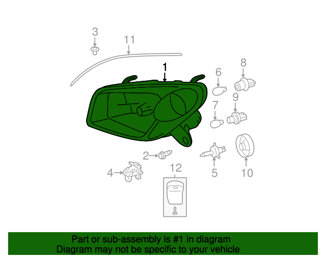 81105-42280 - Composite Headlamp Right - 2004-2005 Toyota RAV4 | OEM ...