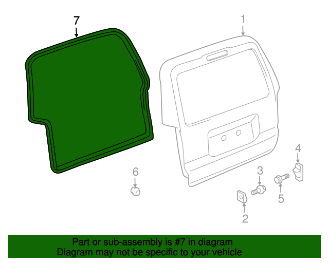 2003-2009 Toyota 4Runner Hatch Seal 67881-35040 | OEM Parts Online