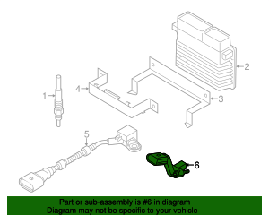 2009-2015 Volkswagen Crankshaft Position Sensor 03C-906-433-E ...
