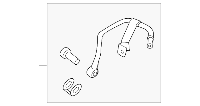 2012-2018 Ford Turbocharger Coolant Line CB5Z-8592-C | QuirkParts