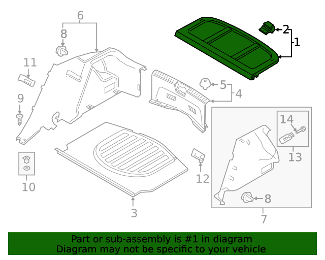 2019-2022 Hyundai Shelf 85910-J3000-NNB | World OEM Parts Hyundai