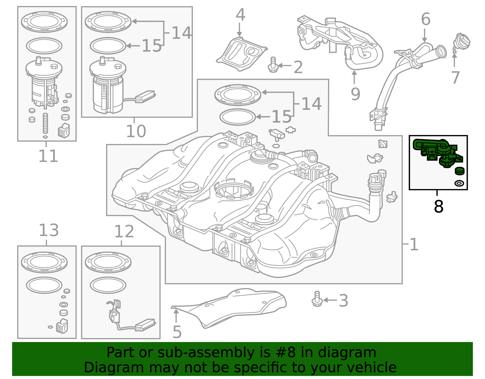 17581-TRW-A01 - 2018-2022 Honda - Valve Assembly Fuel Tank Close ...
