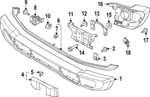 M2DZ-17F803-B - Brake Air Duct 2022-2024 Ford Bronco | Ford Parts Direct