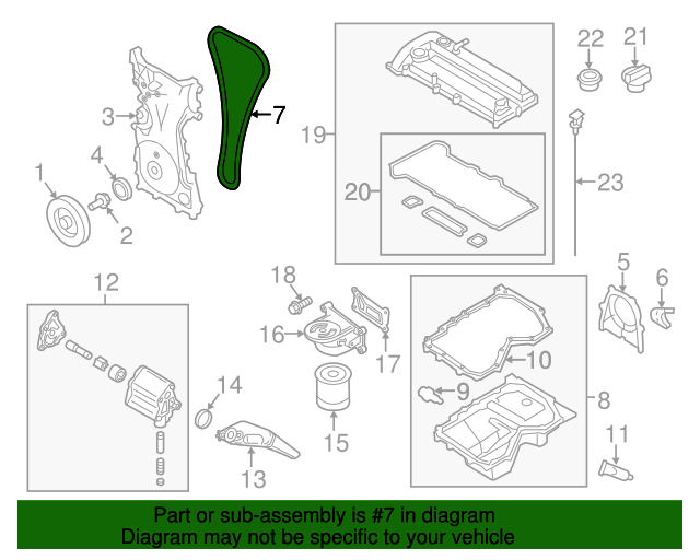 LF7A-12-201 - Timing Chain 2009-2015 Mazda | Bam Wholesale Parts