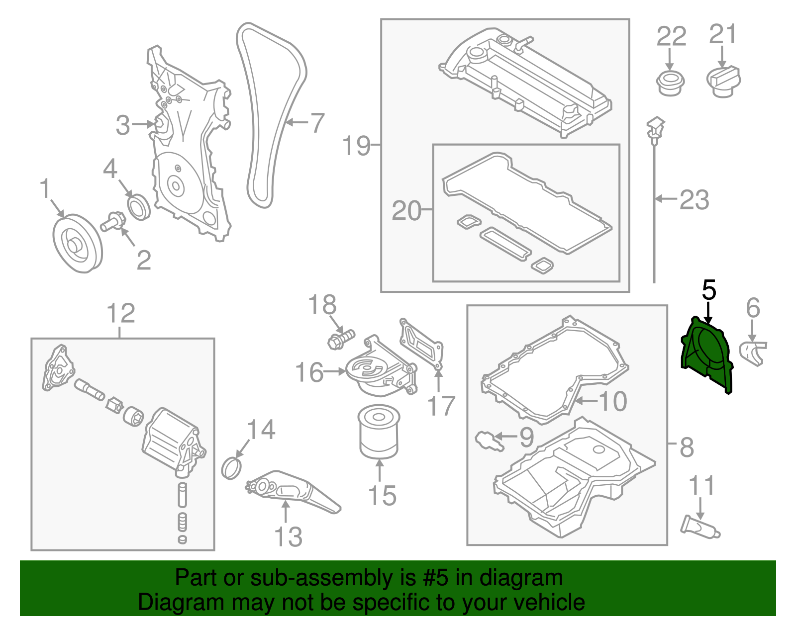 2001-2015 Mazda Rear Main Seal Retainer LF01-11-310B | OEM Parts Online