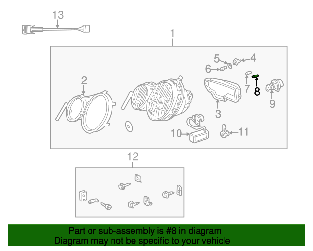 000000-008138 - Bulb 1998-2003 Mercedes-Benz | Mercedes-Benz USA Parts
