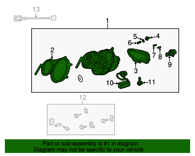 210-820-37-61 - Headlamp Assembly - Left 2000-2003 Mercedes-Benz ...