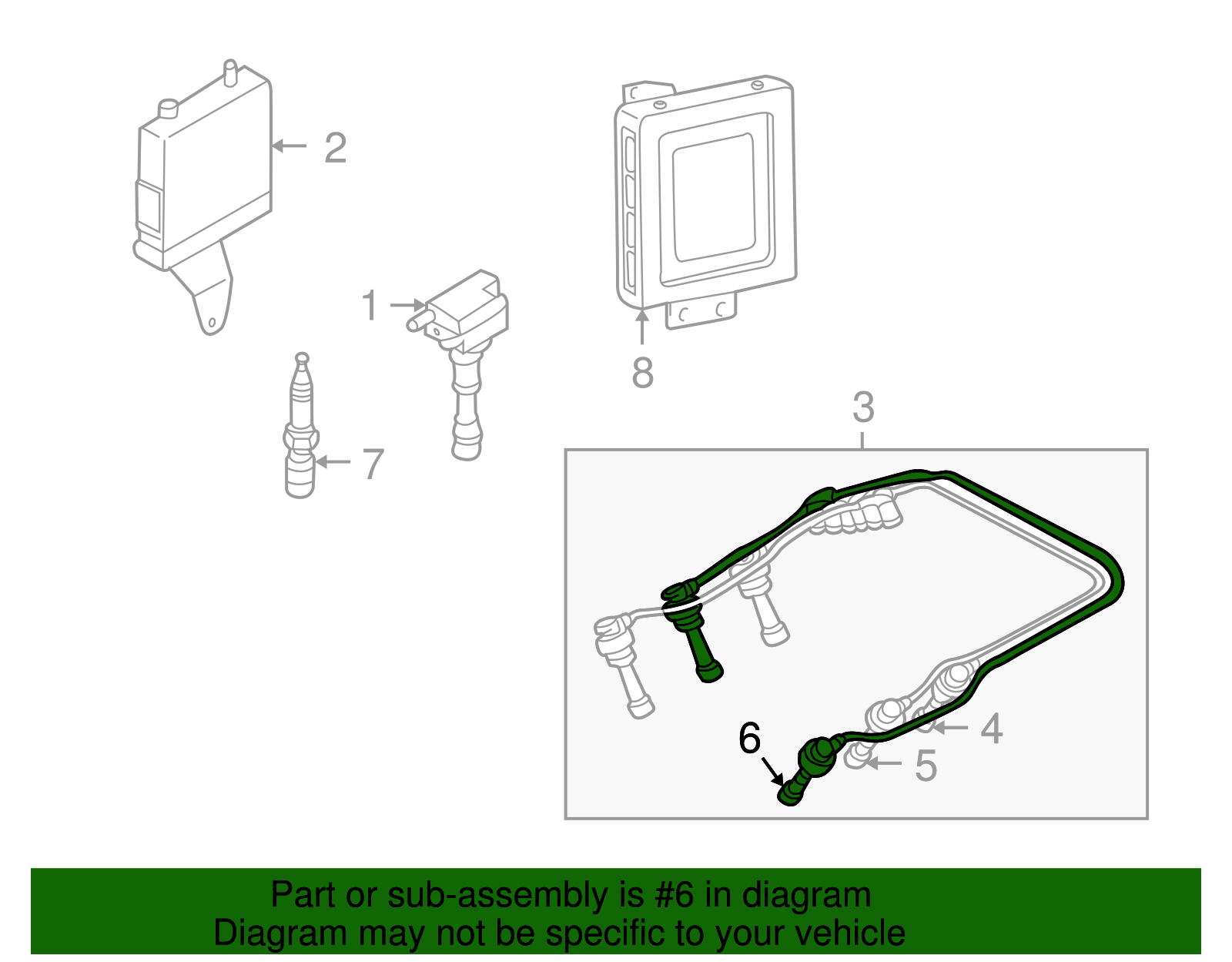 2002-2006 Hyundai Plug Wire 27460-39700 | OEM Parts Online