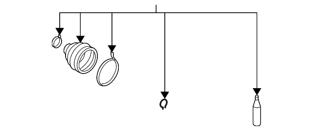 1991-2024 Nissan JDM Nissan R32 R33 R34 GTR Front Axle LH Side Inner ...