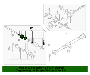 1991-2024 Nissan JDM Nissan R32 R33 R34 GTR Front Axle LH Side Inner ...