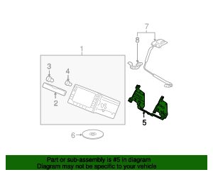 2009-2013 Honda Fit Mount Bracket 77255-TF0-000 | OEM Parts Online