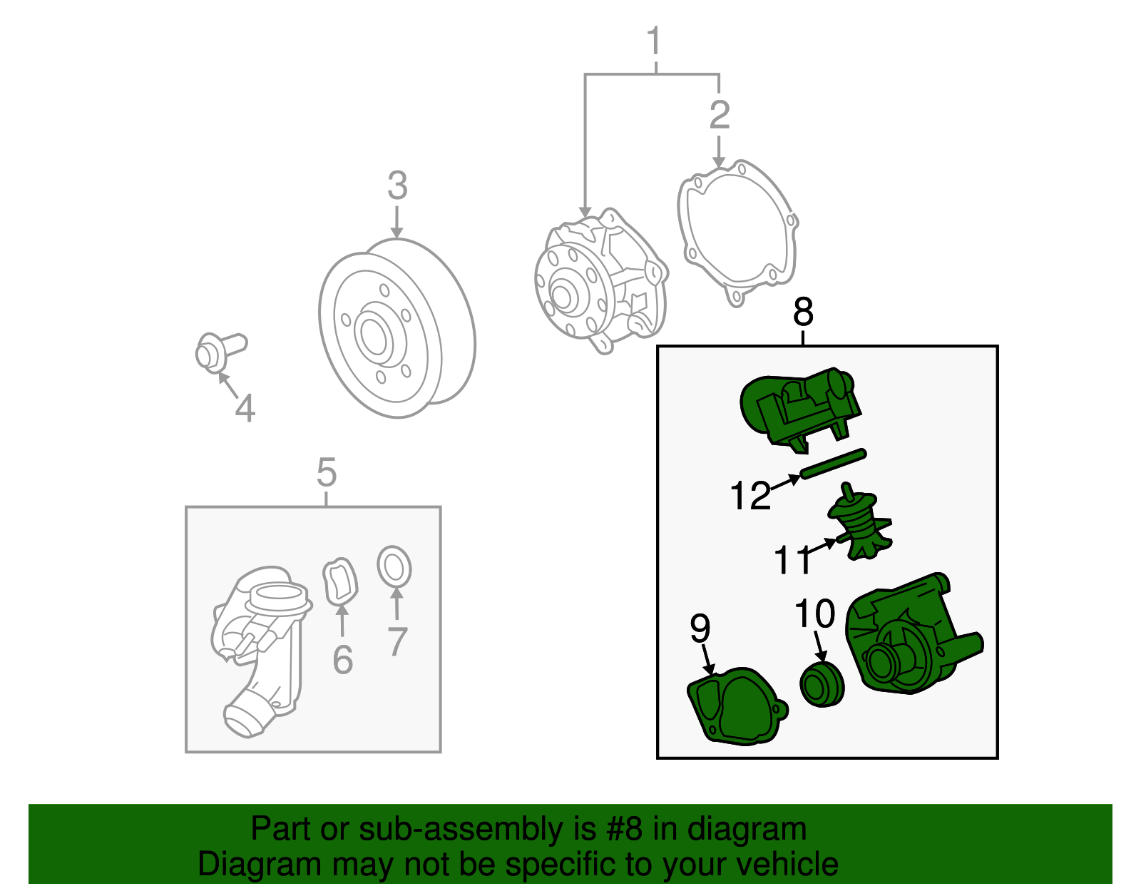 2010-2018 GM Engine Coolant Thermostat Housing 12706565 | GM Parts Center