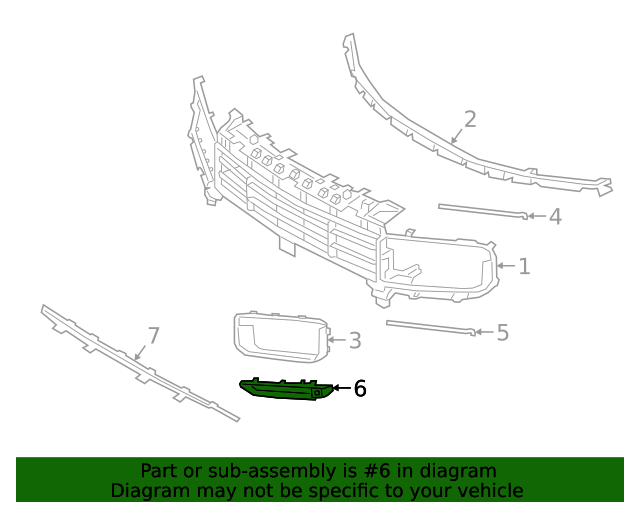 9Y0-807-675-A-OK1 - Grille 2019-2022 Porsche Cayenne | AutoNationParts.com