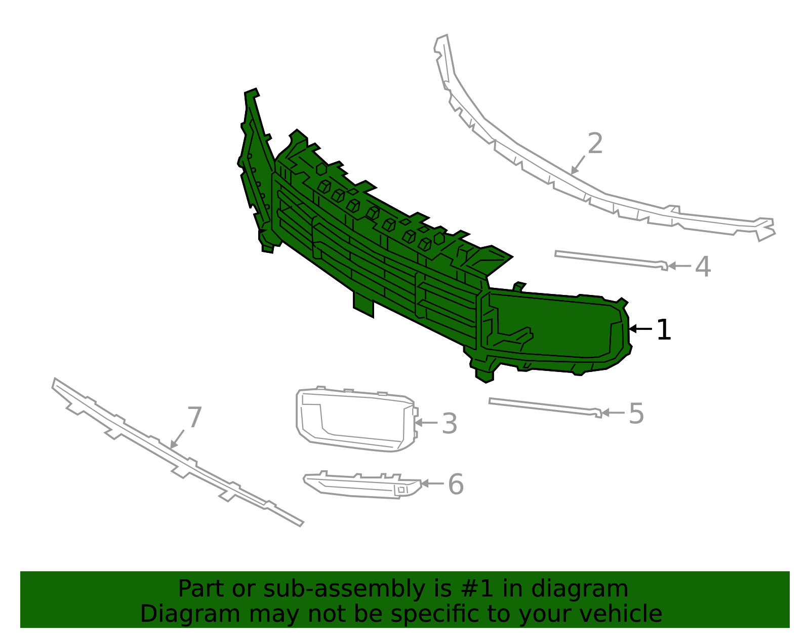 2019-2022 Porsche Cayenne Center Grille 9Y0-807-683-AD-041 | Sunset ...