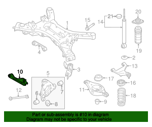 2009-2014 Nissan Murano Lateral Arm 551A1-JP00A | Scott Evans Nissan Parts