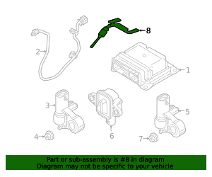 2015-2023 Mopar Passenger Discriminating Sensor 68284404AA | Mopar ...