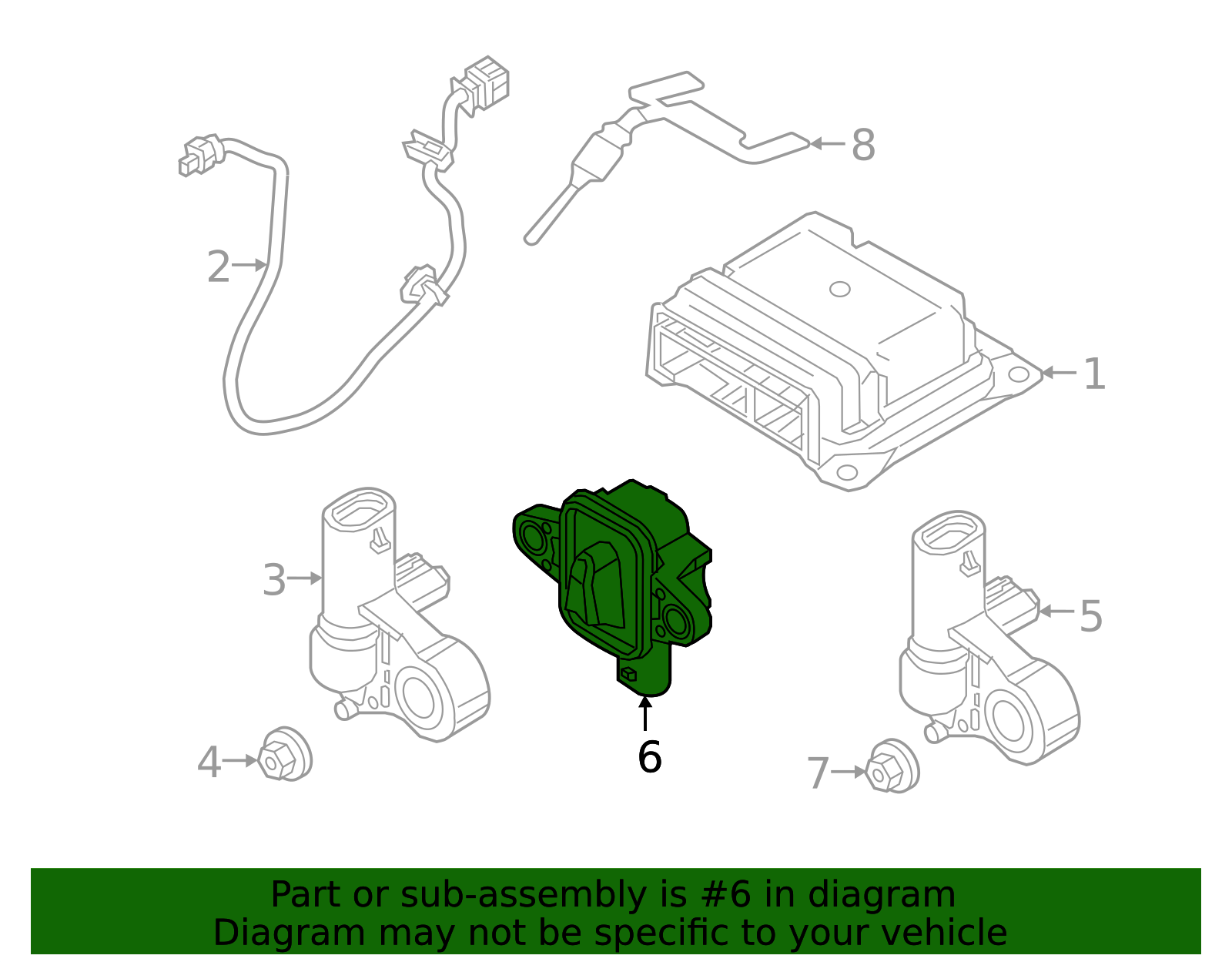 2019-2025 Mopar Sensor 68304326AA | Mopar Parts Canada