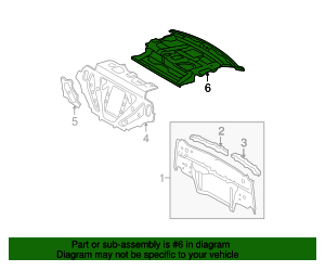 2006-2014 Lexus Package Tray 64101-53040 | OEM Parts Online