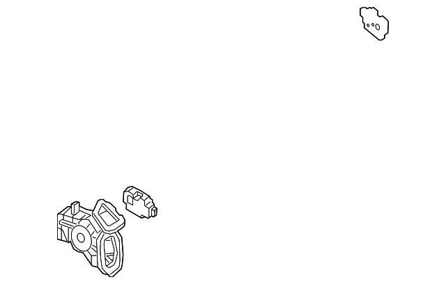 2015-2023 Mercedes-Benz Side Duct 205-830-98-05-64 | MB OEM Parts