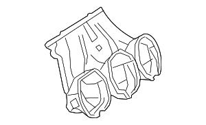 205-830-90-01 - Center Duct 2015-2023 Mercedes-Benz | Mercedes-Benz USA ...