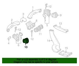 205-830-39-00 - Vent Grille 2015-2023 Mercedes-Benz | Mercedes-Benz USA ...
