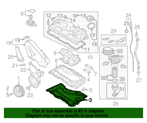 2015 Volkswagen Oil Pan 04L-103-602-A | OEM Parts Online