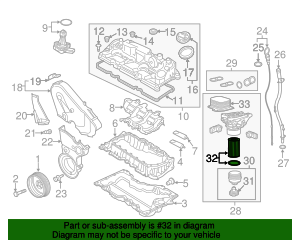 03N-115-562-B - Oil Filter - 2015 Volkswagen | VW Direct Auto Parts