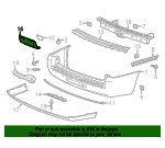 2015-2020 Cadillac Access Cover (Unpainted) 84410295 GM | GMPartsDirect.com