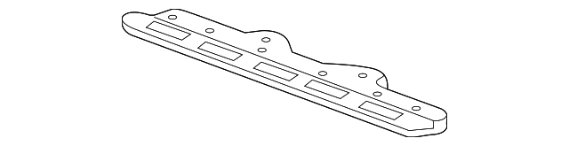 2015-2020 Cadillac Rear Bumper Fascia Trailer Hitch Access Hole Cover ...