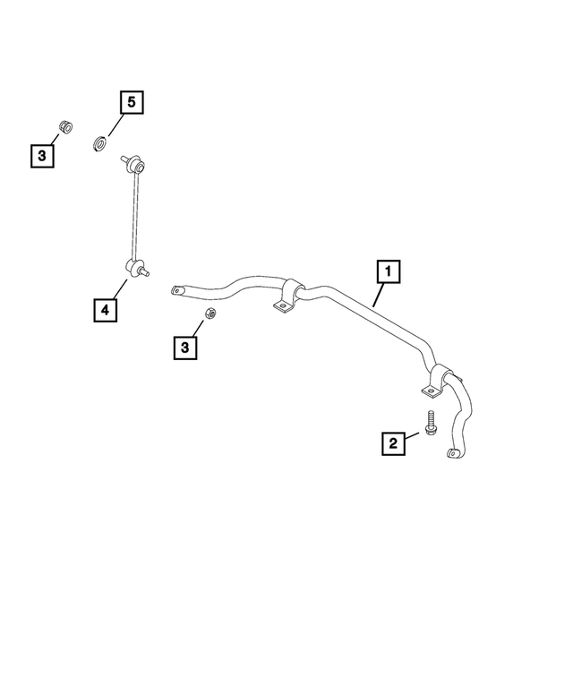 MOPAR GENUINE STABILIZER BAR LINK - 68477442AA - 68477442AA | Mopar ...