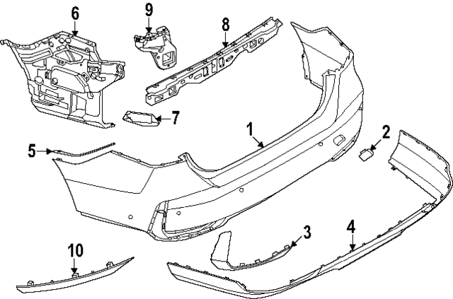 Genuine BMW 51-12-5-A1E-132 | Corner Trim | FREE Shipping on Most ...
