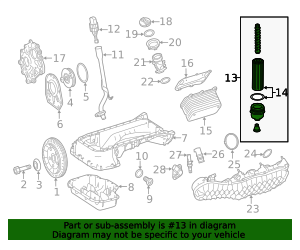 1771803300 - Oil Filter 2018-2023 Mercedes-Benz | AutoNationParts.com