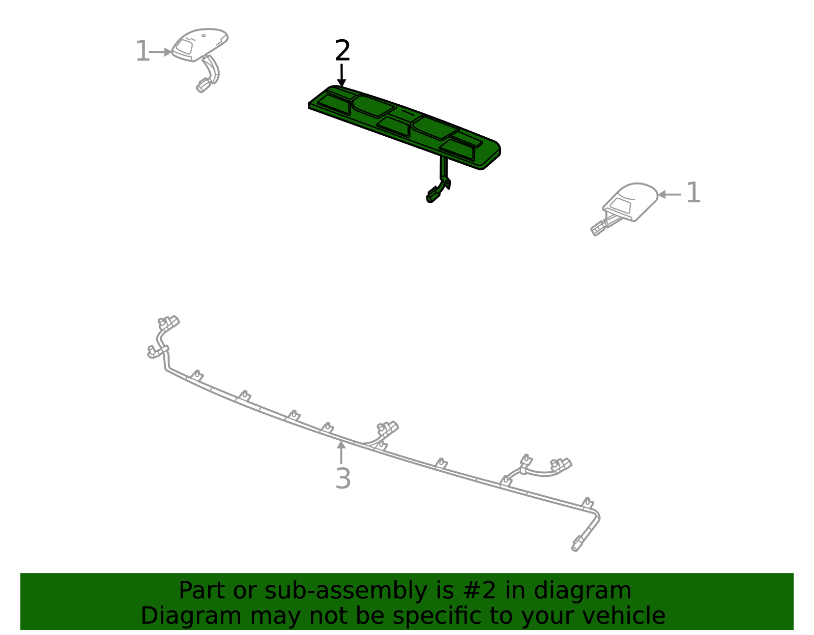 GM Parts | Lamp Asm-frt Ident - (85077871) | GM Parts Store