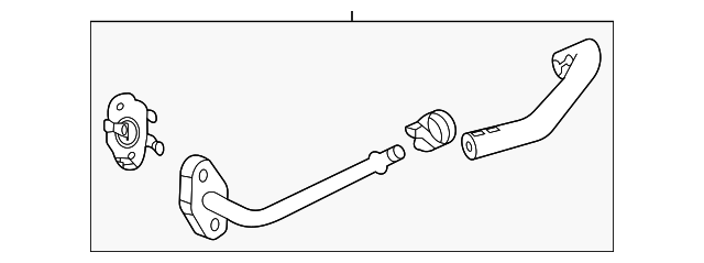 2024 GM Water Return Tube 12728158 GM | GMPartsDirect.com