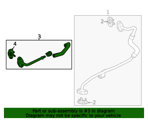 2024 GM Water Return Tube 12728158 GM | GMPartsDirect.com