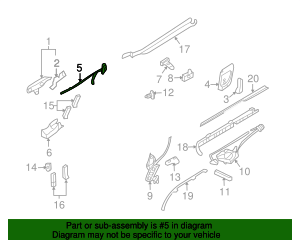 2007-2008 Hyundai Entourage Lock Assembly 81410-4D010 | OEM Parts Online