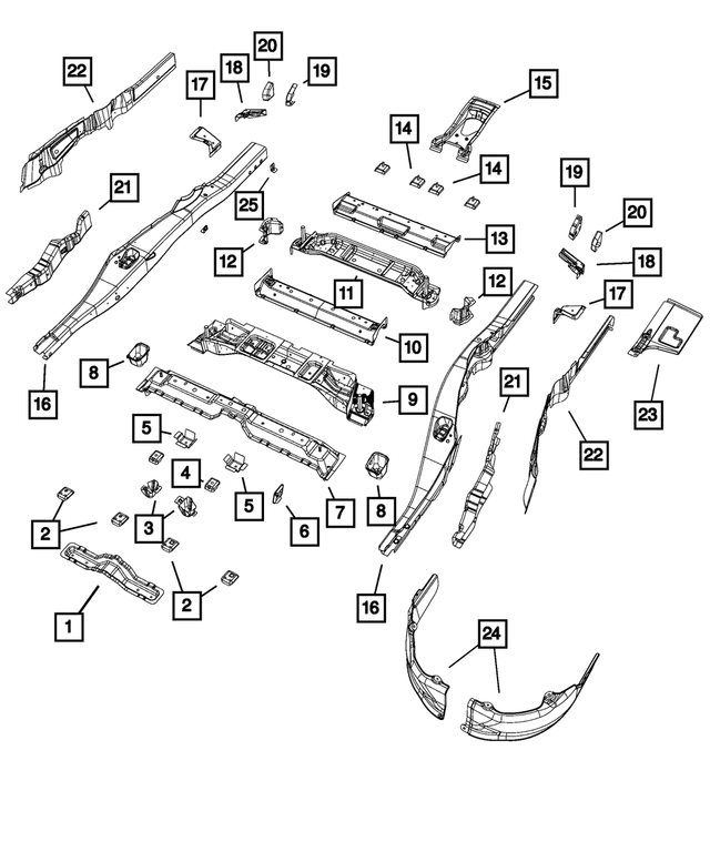 2011-2021 Dodge Durango Rear Suspension Cross-Member 68039057AB | My ...