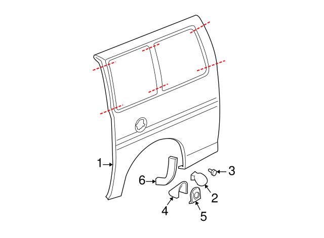 88980295 GM Driver Side Body Side Outer Panel | GM Parts Store