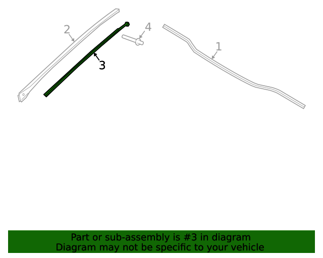 86137-R5000 - Side Molding Retainer Bracket 2021-2023 Kia Sorento | Kia ...