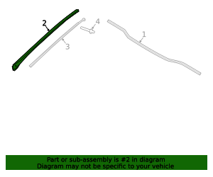 86140-R5000 - Side Molding 2021-2023 Kia Sorento | Kia.Parts Store