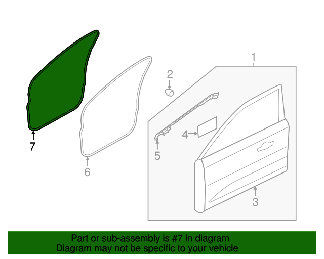 2015-2019 Lincoln MKC Weatherstrip Assembly Door Openin EJ7Z-7820708-A | OEM Parts Online