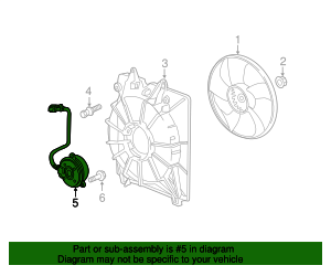 19030-RYE-A11 - Motor, Cooling Fan - 2011-2021 Honda Odyssey | Genuine ...