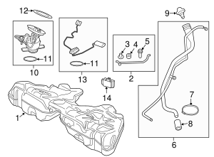 16117341301 - 2010-2019 BMW Fuel Pump (16-11-7-341-301) | BMW of South ...