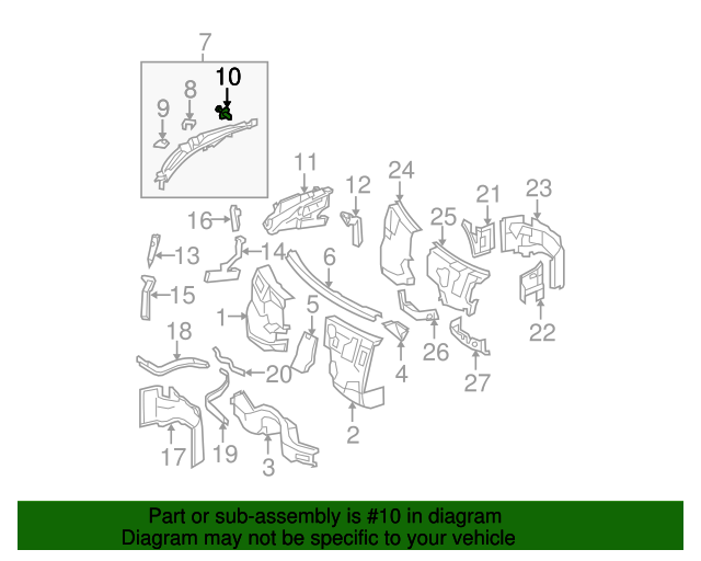 Genuine OEM Cowl Grille Rivet | 123-990-05-92 | Fits Select 2000-2020 ...