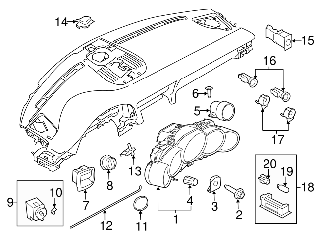Genuine Porsche 9P1-919-203-E-DAP |991 911 (2012-2019) Sport Chrono ...