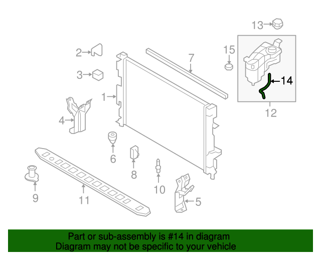 30645812 - Engine Coolant Level Sensor 2007-2018 Volvo ...