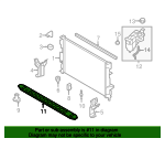 2007-2018 Volvo Radiator Lower Bracket 31368100 | TascaParts.com